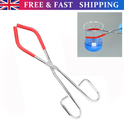Test Tube Tongs Laboratory Stand Clip Science Experiment Beaker Flask ...
