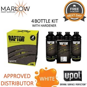 UPOL RAPTOR 4 BOTTLE KIT TRUCK BED LINER TOUGH COATING U-POL W ...