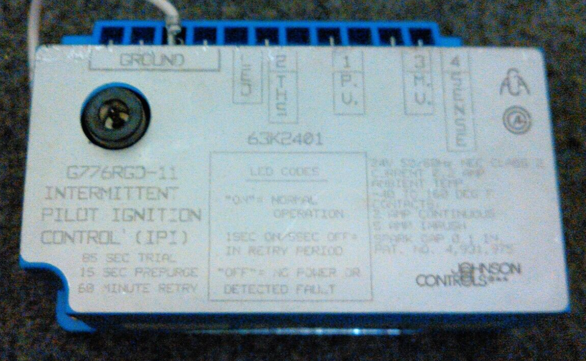 LENNOX ARMSTRONG DUCANE 63K2401 INTERMITTENT PILOT IGNITION CONTROL ...