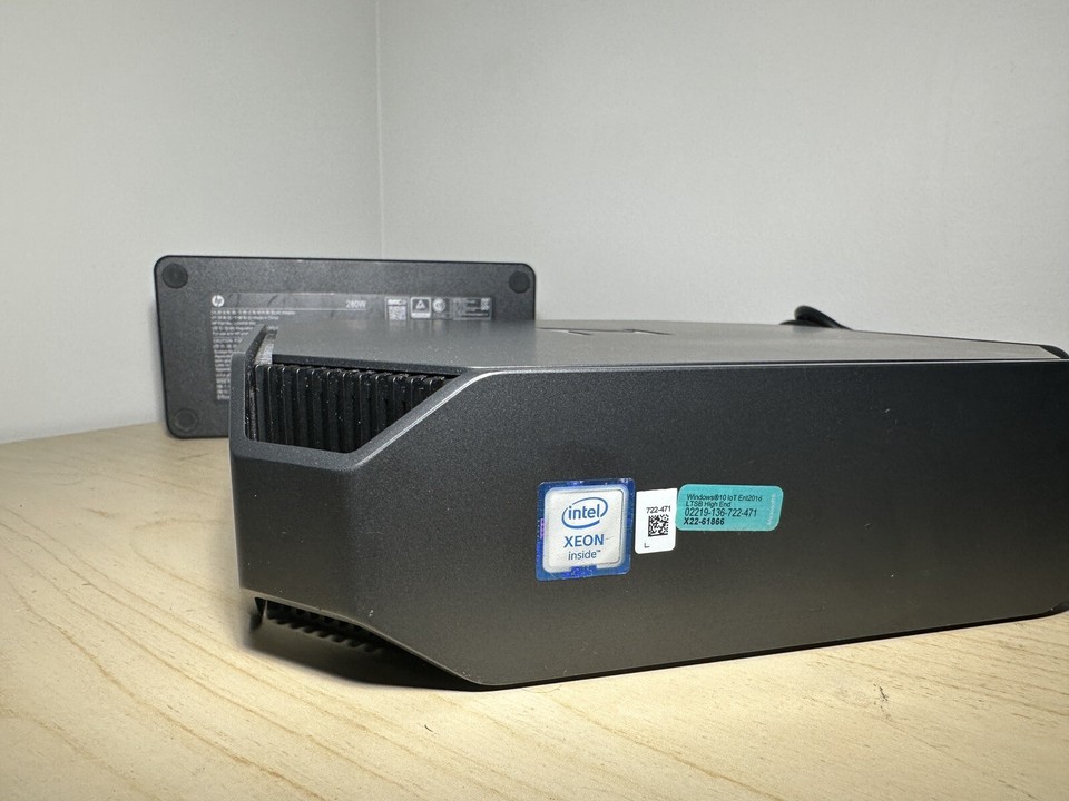 HP Z2 Mini G5 Intel Xeon W-1250 16GB 512GB SSD Nvidia T1000 AC Adapter ...