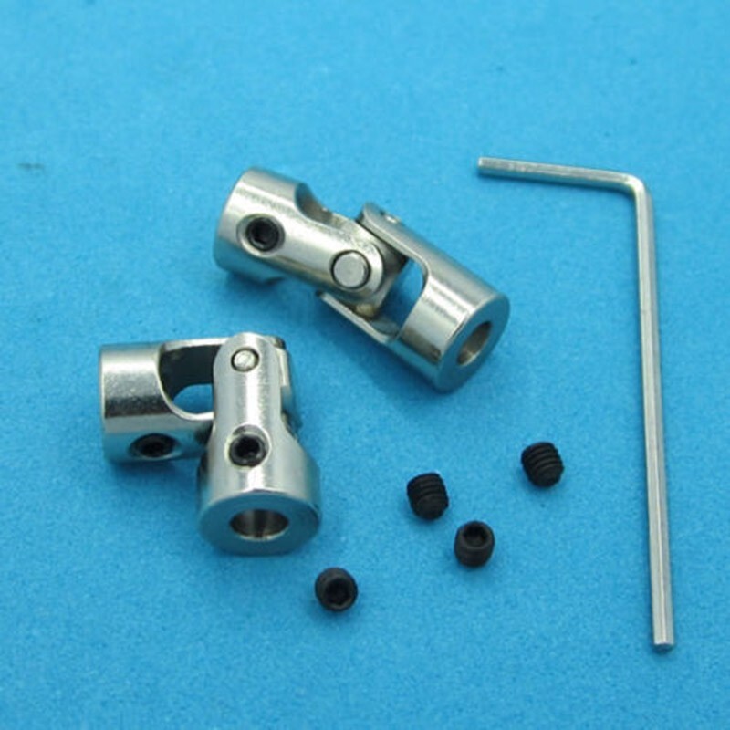 Metal Joint Shaft Coupling Coupler Fittings For RC Model Car Boat Part ...