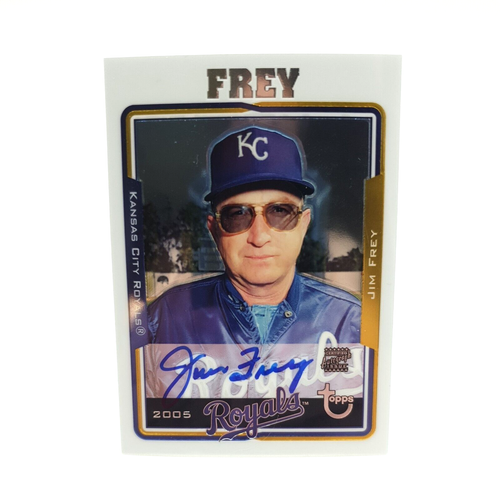 Jim Frey #TA-JF Autograph 2005 Topps Retired Signature Edition Auto ...