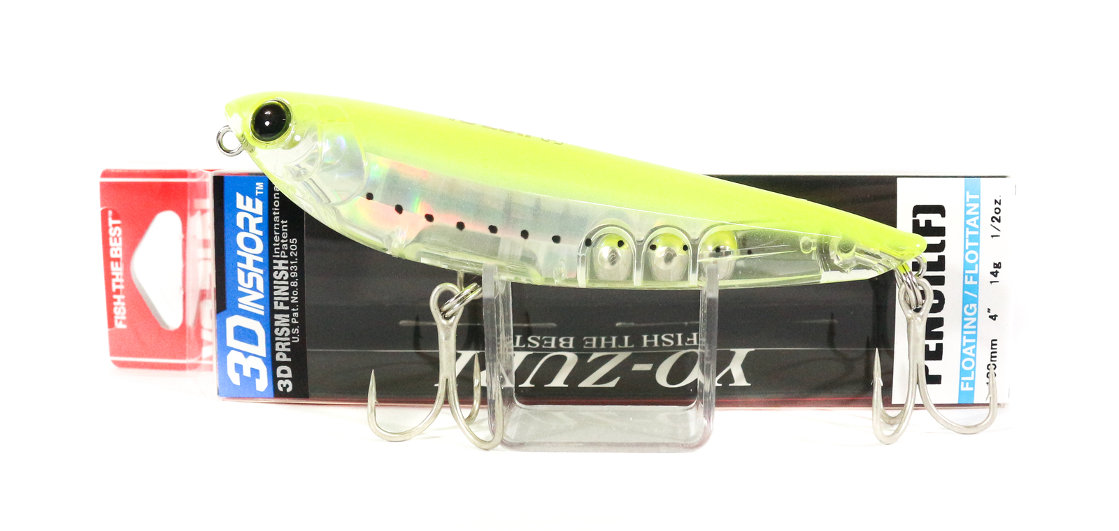 Yo Zuri Duel 3d Inshore Pencil 100 Floating Lure R1209 Ghcs 7128 For