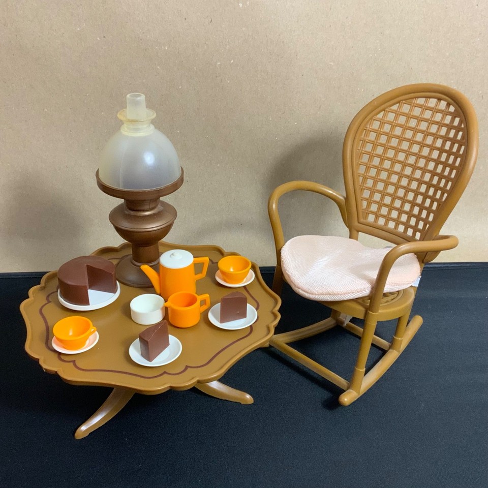 Vintage Sindy Doll Lounge Set Coffee Table + Working Lamp 44584 BOXED ...