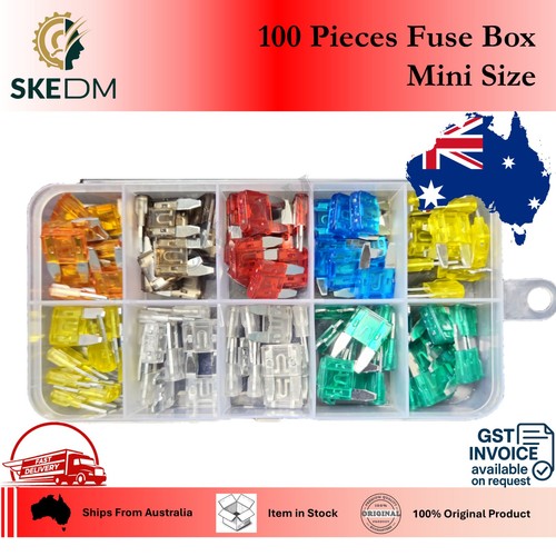 100PCS Mini Blade Fuses Assorted Kit Fuses Box for Car Auto SUV Amp 5 ...