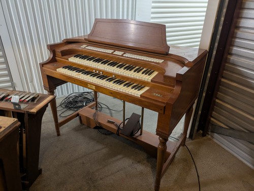 Allen Sheraton 12 vintage electronic organ w original bench/pedals ...
