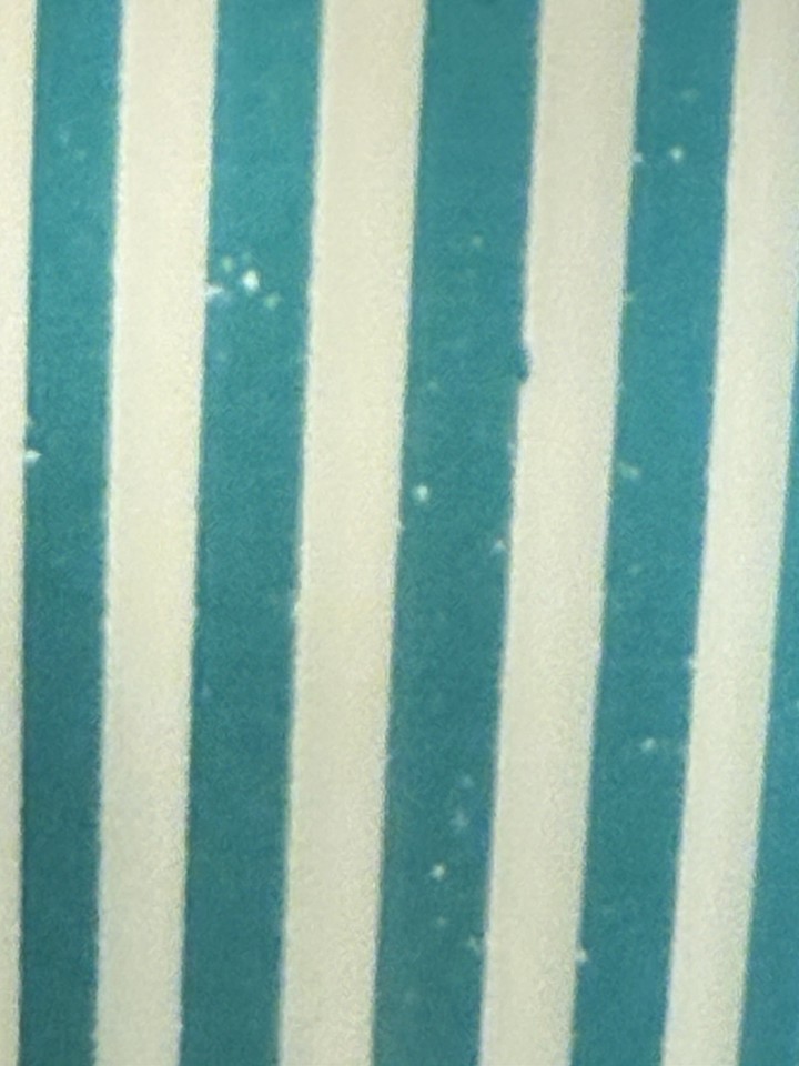 Vintage Hazel Atlas Candy Stripe Turquoise Tumbler | eBay