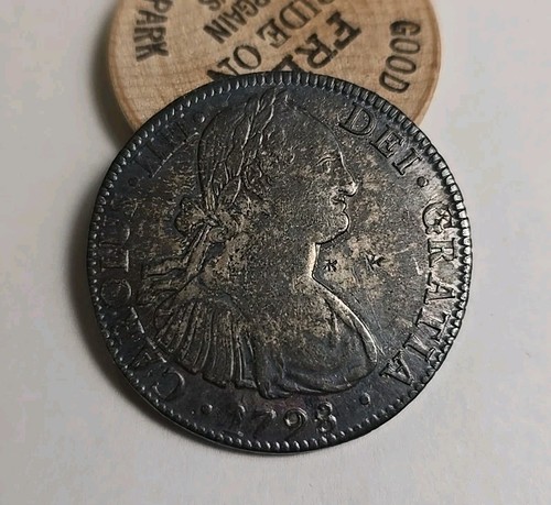 1798 Mexico 8 Reales Carolus IIII Silver Coin Beautiful Coin! Small ...