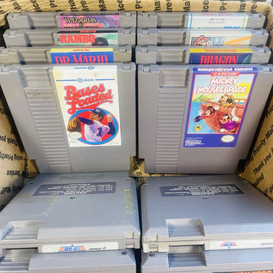20 GAME LOT NES Nintendo ORIGINAL Games TESTED GUARANTEE SUPER MARIO ...