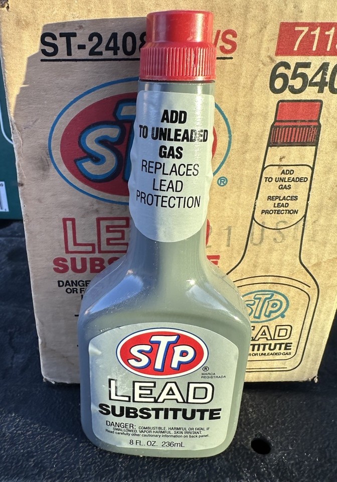 6 Pack STP Lead Substitute 8oz Bottle Older Engine Oil Treatment Gas ST ...