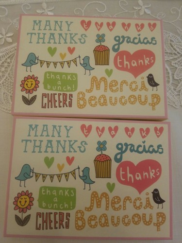 Galison Kate Sutton Thank You Cards 2 Units | eBay