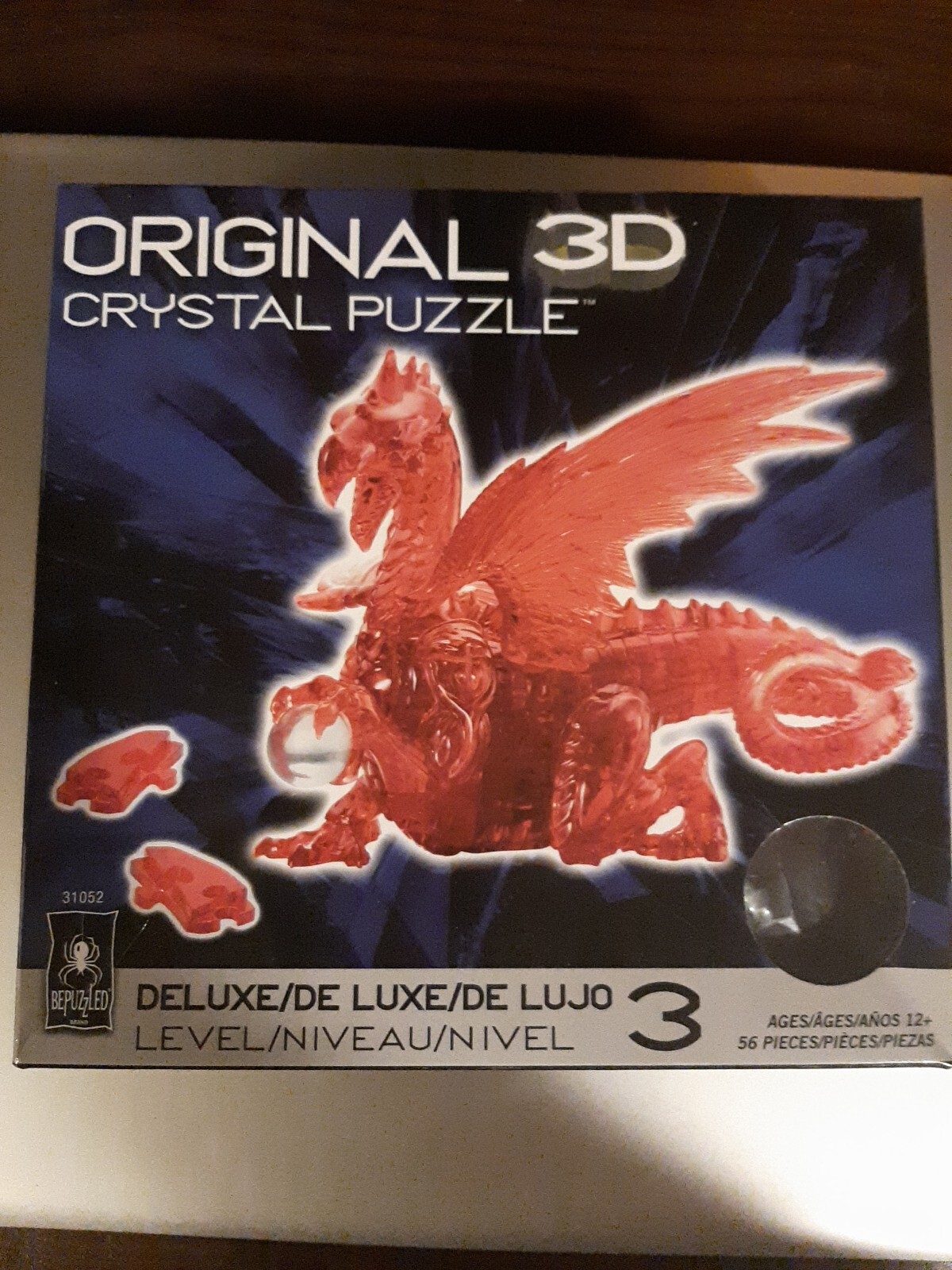 Bepuzzled Deluxe Crystal Red Dragon 3d Puzzle 56pc for sale online | eBay