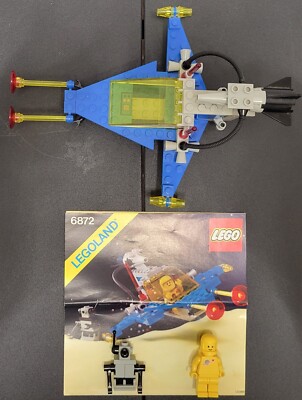 Vintage Lego 1985 LUNAR PATROL CRAFT #6872 complete w/original manual ...