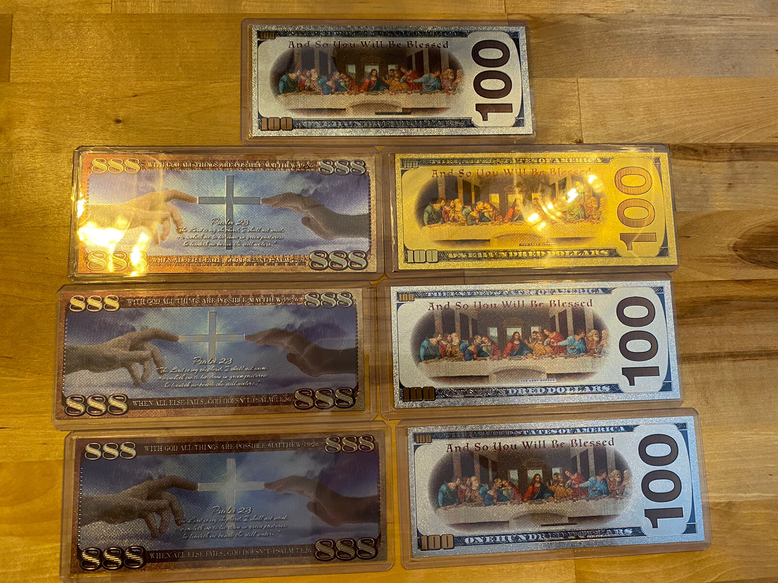 888 Jesus Dollar Novelty Money Fake Foil Bill | eBay