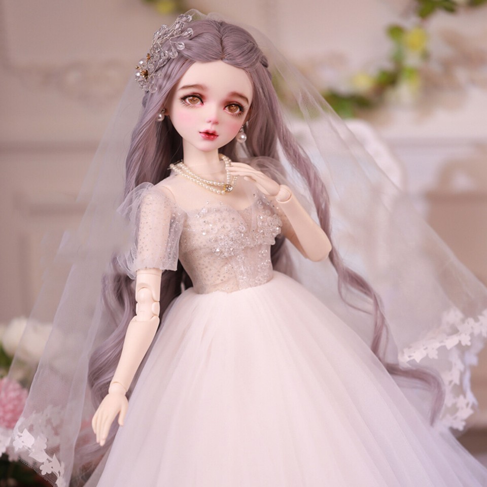 1/3 BJD Doll Moveable Joints Female Body Beautiful Princess Lifelike ...