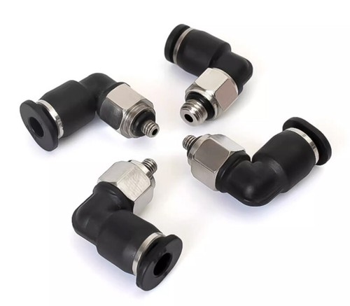 Pneumatic Push In Fitting Air Water Pipe - 90° Male Elbow Stud 3/4/5/6 ...