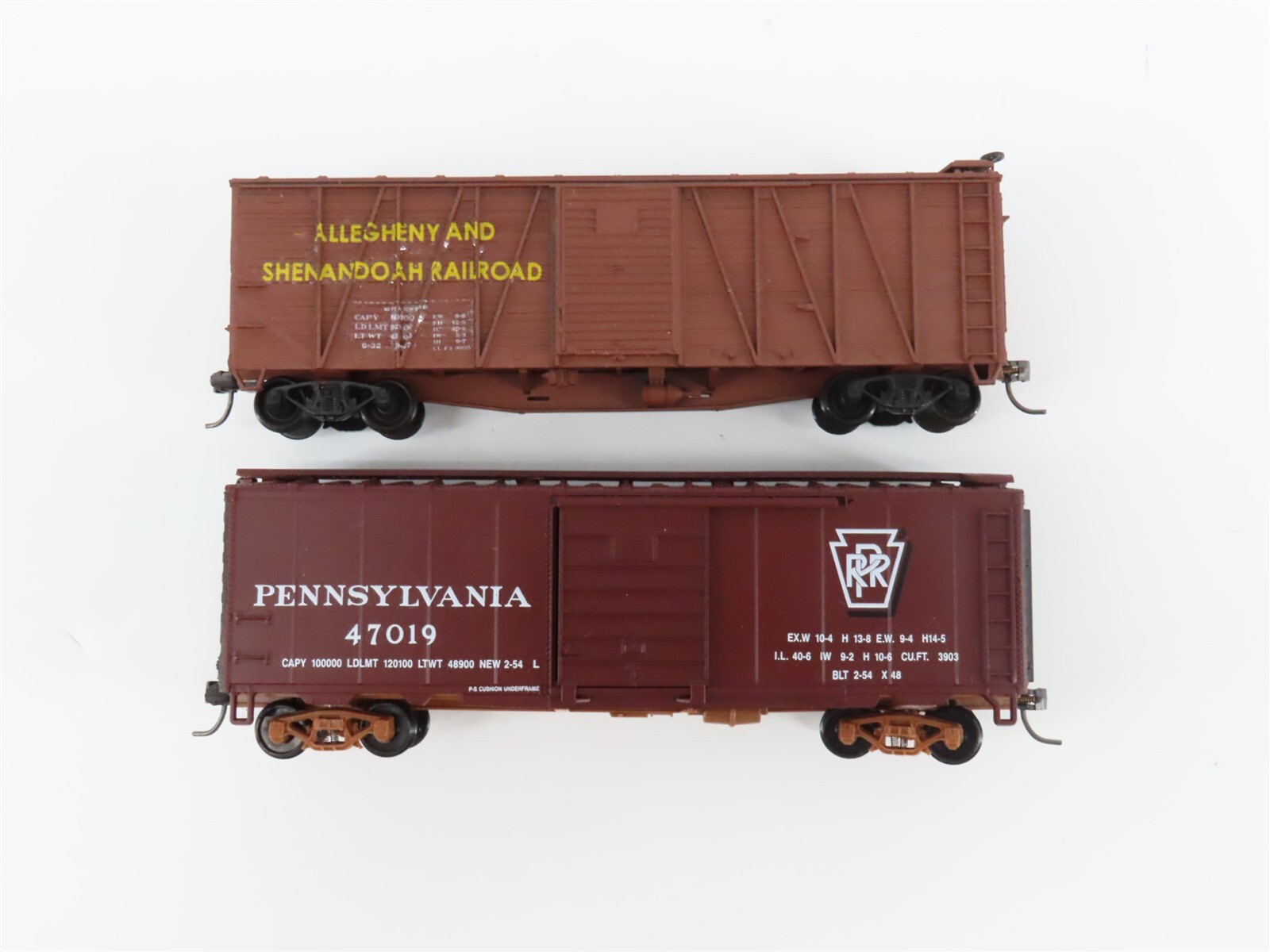 LOT of 5 HO Athearn, Accurail, Bowser & Walthers A&S/PRR Reefer & Box ...