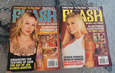 LOT OF 2 TATTOO FLASH MAGAZINES 2006 #78, #79 | eBay