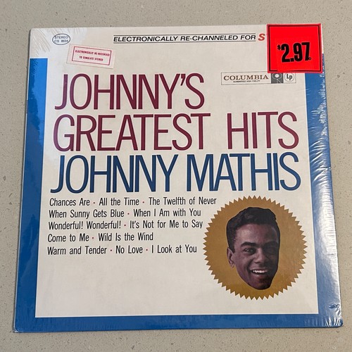 SEALED!!! Johnny Mathis "Johnny's Greatest Hits" US Vinyl LP COLUMBIA ...