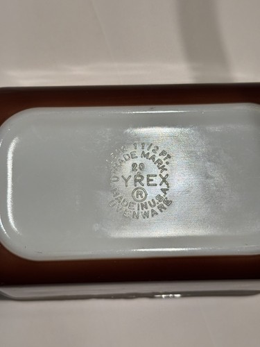 Vintage Pyrex 0502 BROWN 1 1/2 PT Refrigerator Ovenware Dish w/t Lid | eBay
