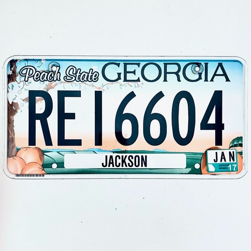 2017 United States Georgia Jackson County Passenger License Plate ...