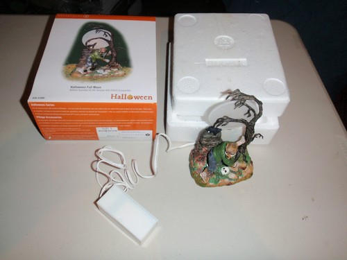 Department 56 Halloween Decoration Scene Full Moon | eBay