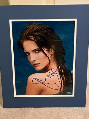 Stephanie Seymour Matted Autograph Photo 8x10 | eBay