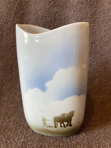 RARE: Highbank Porcelain Vase - Horse and Plough Tall Oval | eBay