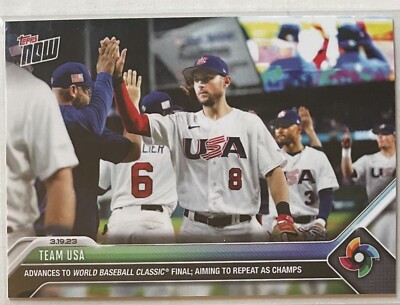 3/19/2023 Topps NOW WORLD Baseball CLASSIC WBC-63 TEAM USA ADVANCES ...