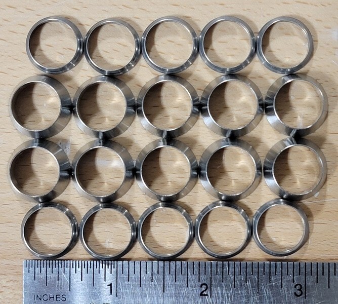 Swagelok Ferrule Set of (20) NEW 1/2-in tube, stainless (SS-813-1 & SS ...