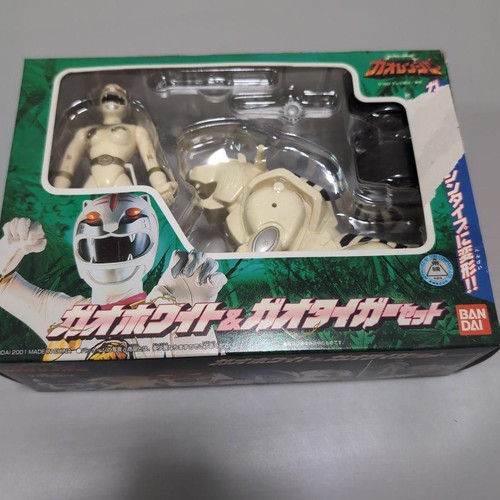 Power Rangers Wild Force Gaoranger White Tiger Figure set BANDAI Japan ...
