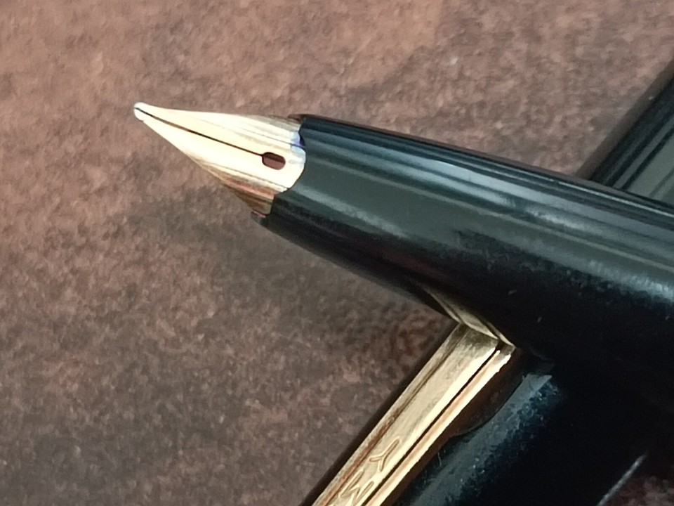 OLD LAMY 27 30 FOUNTAIN PEN BLACK 14ct GOLD NIB GERMANY SPARES / PARTS ...
