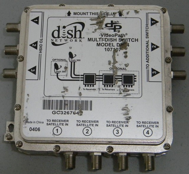 Dish Network Dp34 Satellite Multiswitch 3x4 DP 34 Multi Switch Pro HD ...
