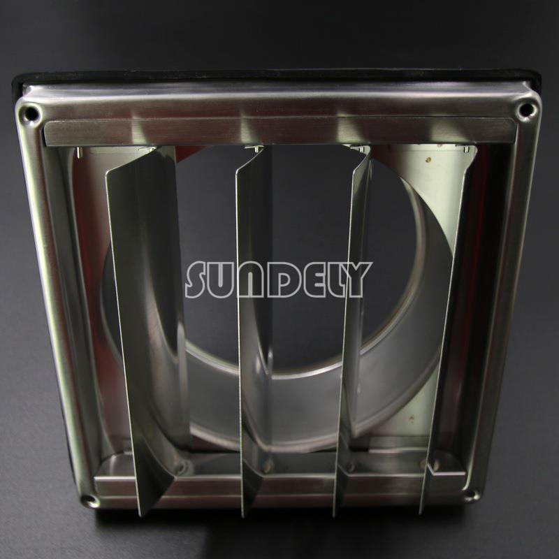HQ Stainless Steel Wall Air Vent Square Bathroom Extractor Outlet ...