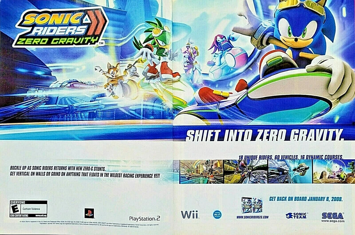 Sonic Riders Zero Gravity Sonic