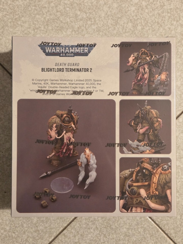 JOYTOY WARHAMMER 40k DEATH GUARD BLIGHTLORD TERMINATOR 2 FLAIL ...