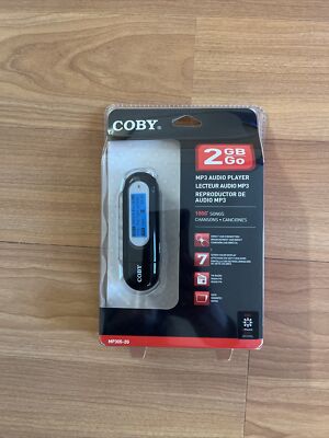 NEW SEALED Coby MP3052G 2GB USB-Stick MP3 Player with LCD Screen w/ FM ...