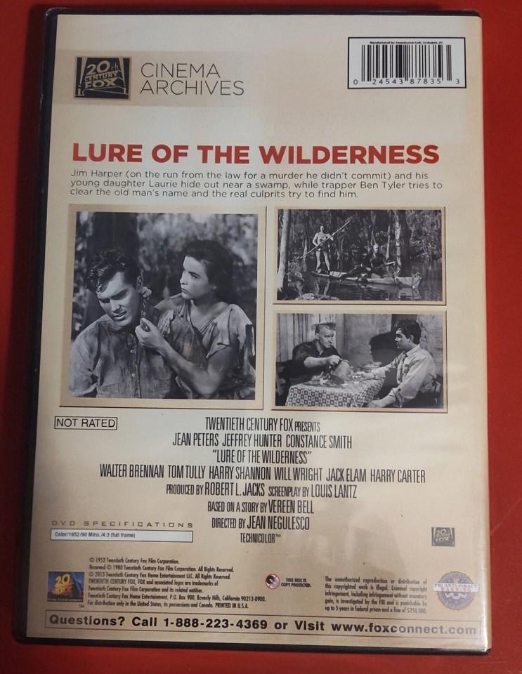 Lure of the Wilderness (DVD, 1952) 24543878353| eBay