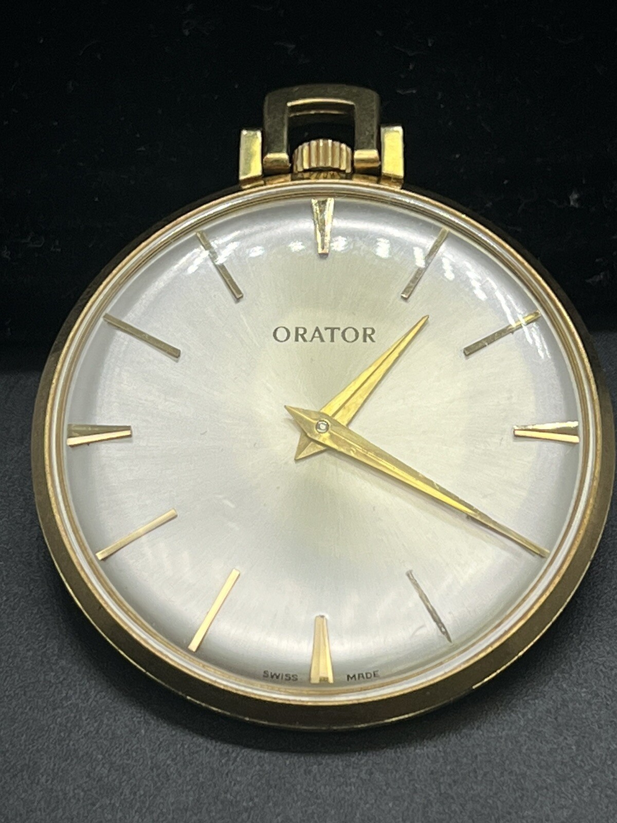 Vintage Swiss Orator automatic watch, 18k solid gold, near mint, runs ...