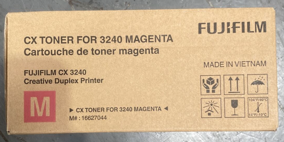 Fujifilm CX Toner For 3240 Creative Duplex Printer Magenta 16627044 New ...