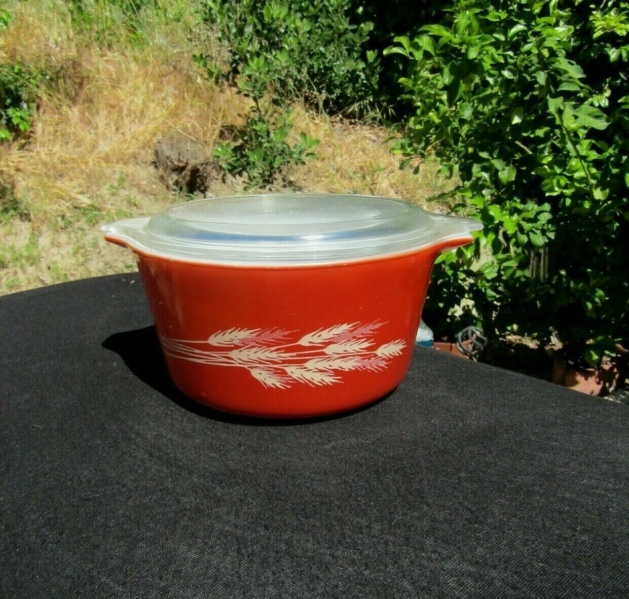 Vintage Pyrex 473-B Autumn Harvest Rust With Lid 1 OT. Covered ...