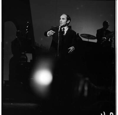 Charles Aznavour in 1966 performing The Hollywood Palace 1967 OLD TV ...