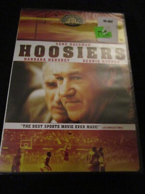 Hoosiers DVD, 1986 Gene Hackman Basketball Sports Movie New Sealed ...