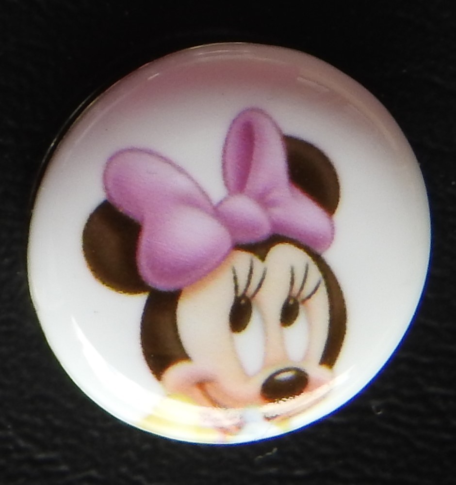 New style 20mm Mini Mouse Face Enamel Painting Snap Button | eBay Australia