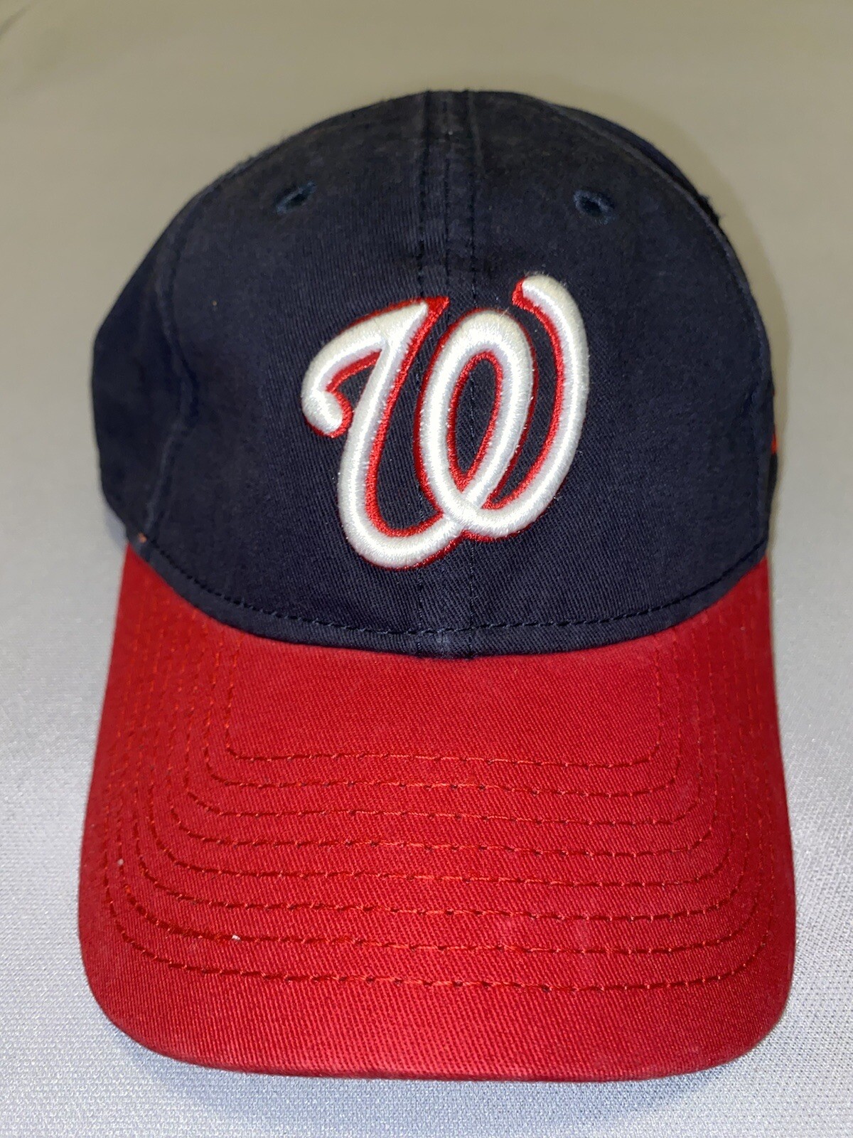 New Era Washington Nationals W Hat Cap Strapback MLB Baseball Navy Blue ...