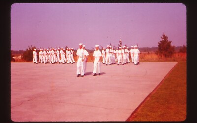 Vintage Photo Film Slide 1960's Navy Graduation Parade | eBay