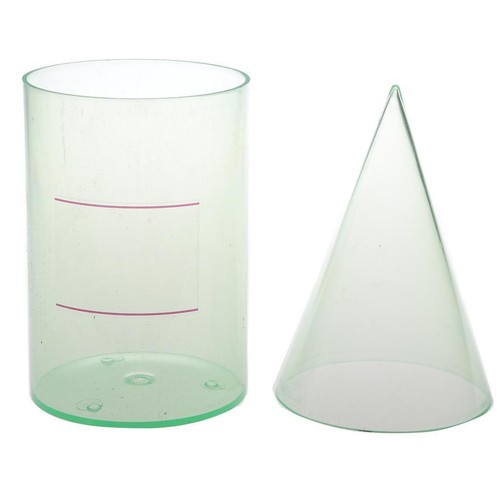 Educational Math Education Demonstration Volume Cone Cylinder Toy ...