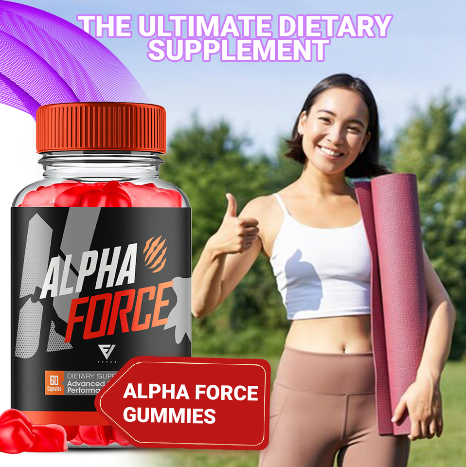 Alpha Force Gummies, Alpha Force Max Strength High Drive Support (60 ...