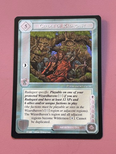 Girdle of Radagast - The White Hand - Middle Earth CCG - MECCG | eBay