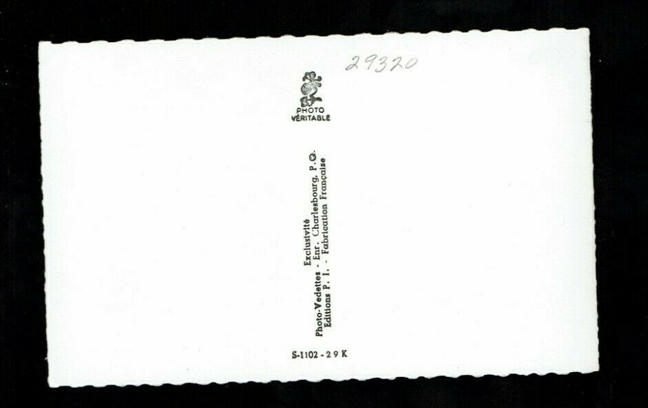 Vtg Photo Postcard Gerard Paradis Canadian Actor Jac-Guy Studio ...